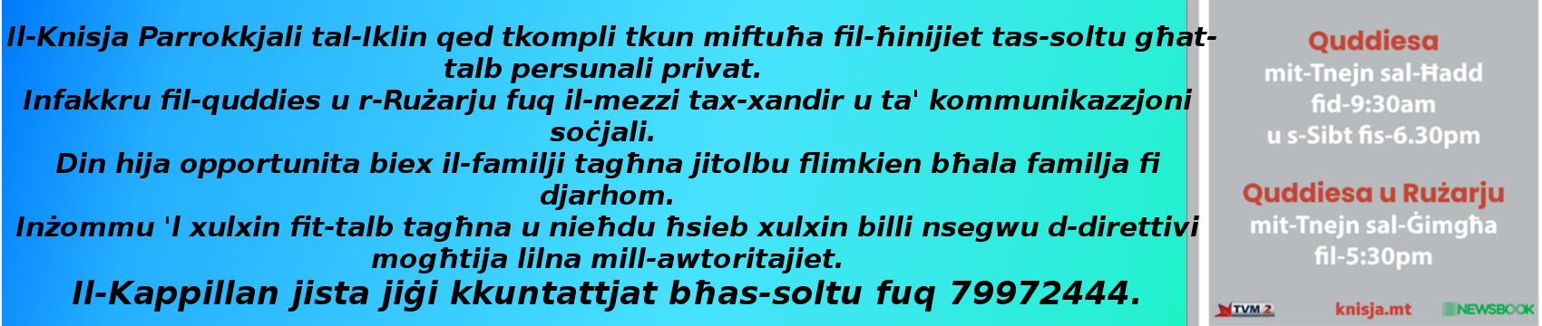 Home - Parrocca Familja Mqaddsa Iklin